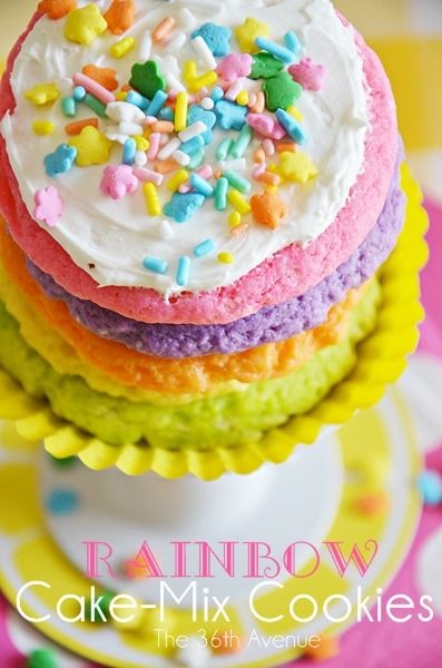 Rainbow Cake Mix Cookies Pictures, Photos, and Images for Facebook ...