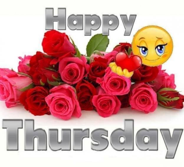 Smiley & Roses Happy Thursday Quote Pictures, Photos, and Images for ...