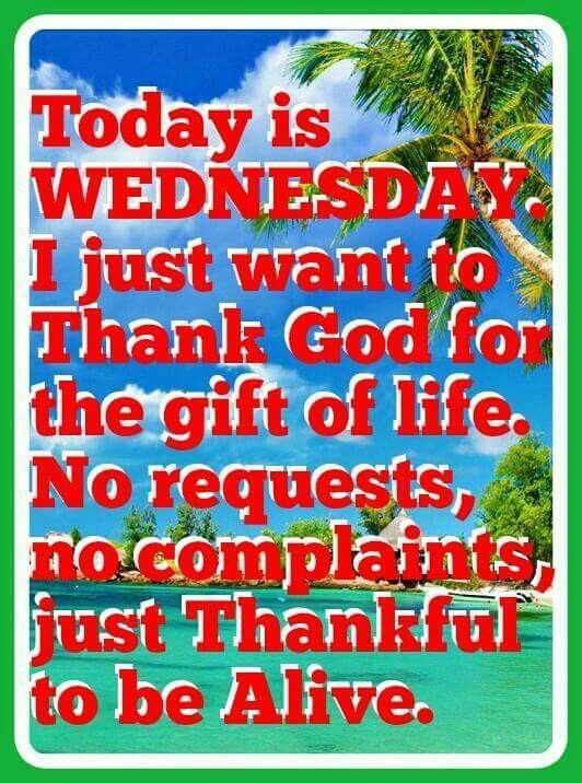 Thankful To Be Alive Wednesday Quote Pictures, Photos, and Images for ...