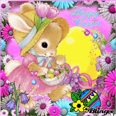 Colorful Happy Easter Bunny Gif Pictures, Photos, and Images for ...