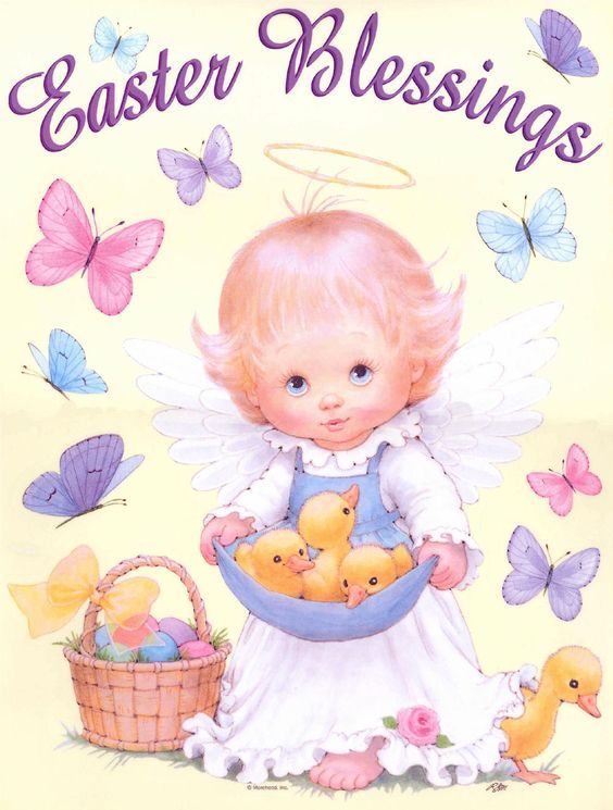 Cute Angel Easter Blessings Image Pictures, Photos, and Images for ...
