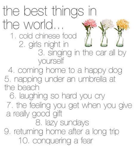 The Best Things In The World... Pictures, Photos, and Images for ...