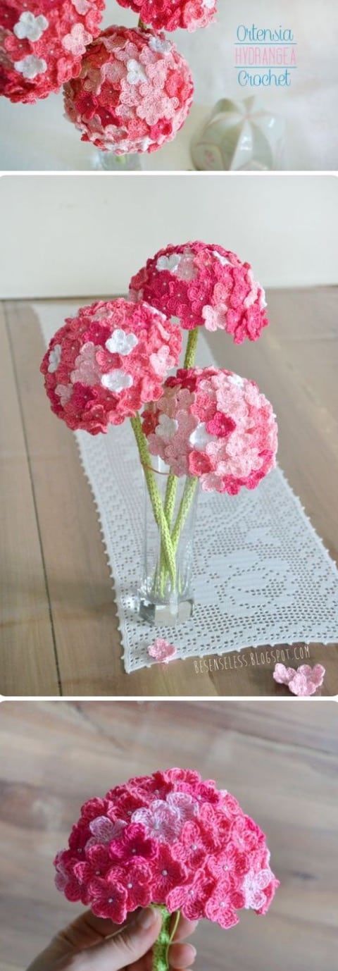 Crochet Hydrangea Flower Pattern Pictures, Photos, and Images for ...