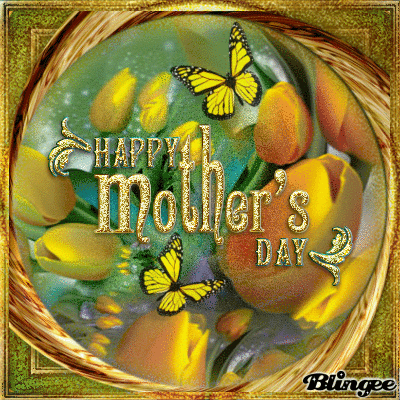 Tulip Butterfly Happy Mothers Day Image Pictures, Photos, and Images ...