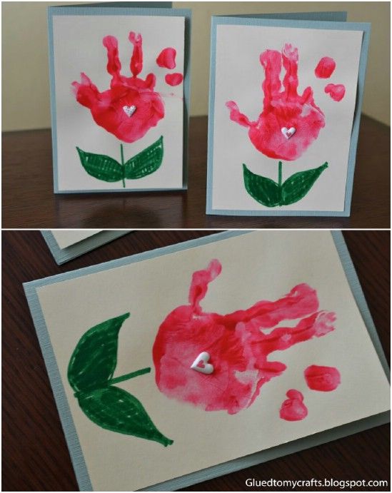 Adorably Easy DIY Handprint Flower Cards Pictures, Photos, and Images ...