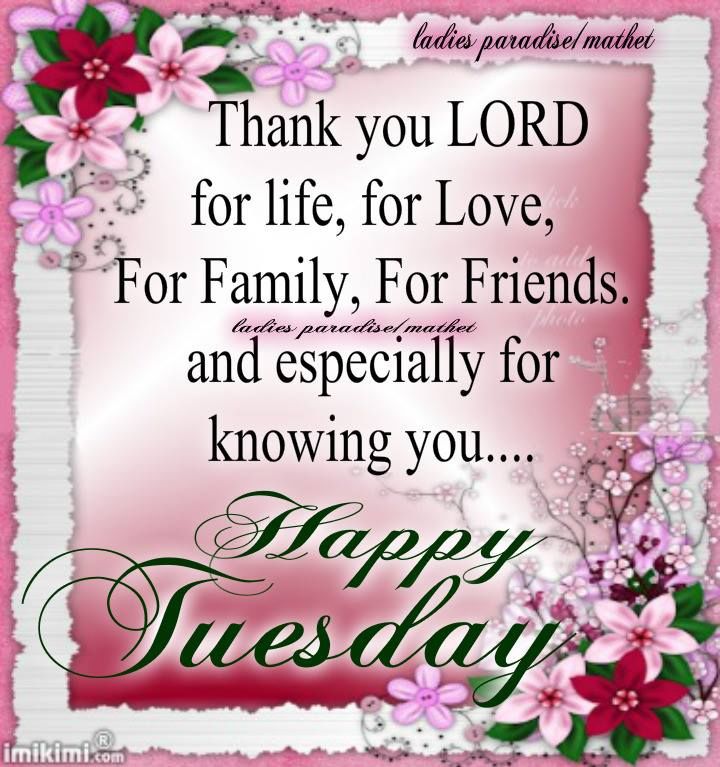 Thank You Lord, Happy Tuesday Pictures, Photos, and Images for Facebook ...