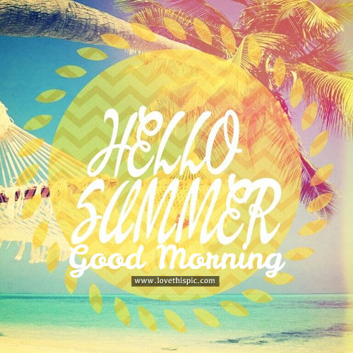 Sunny Hello Summer Good Morning Image Pictures, Photos, and Images for ...