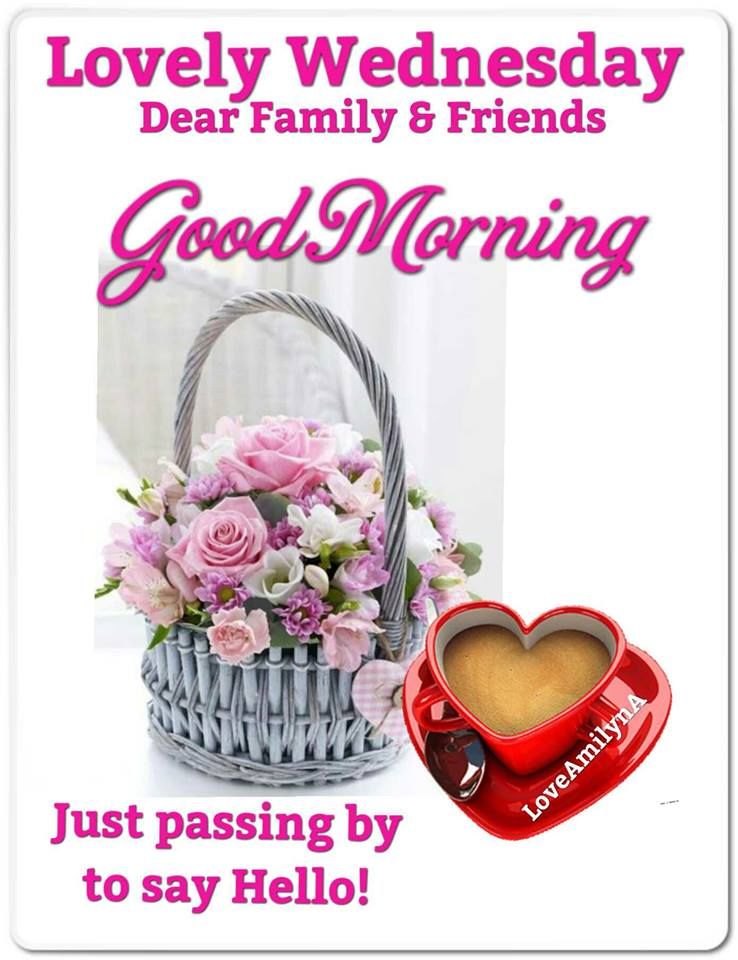 Lovely Wednesday Dear Family & Friends, Good Morning. Just Passing By ...