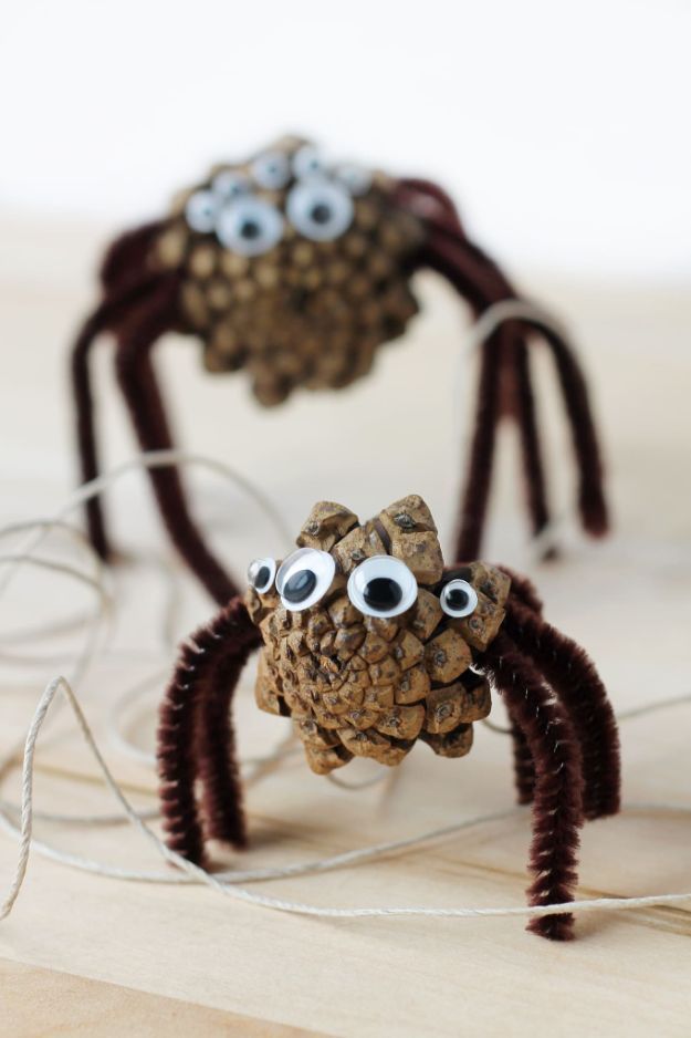 DIY Pine Cone Spiders Pictures, Photos, and Images for Facebook, Tumblr ...