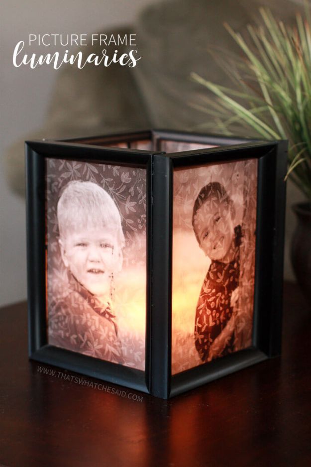 DIY Picture Frame Luminaries Pictures, Photos, and Images for Facebook ...