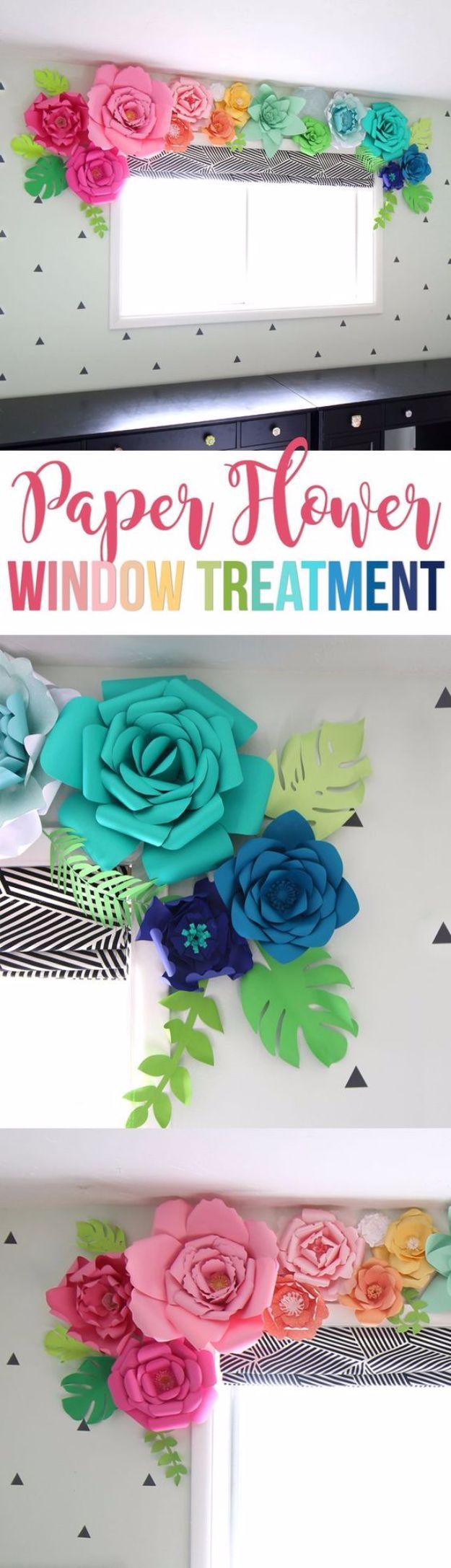 DIY Giant Paper Flower Window Treatment Pictures, Photos, and Images ...