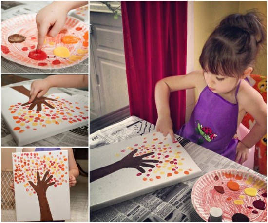 Fingerprint Tree Painting Tutorial Pictures, Photos, and Images for ...