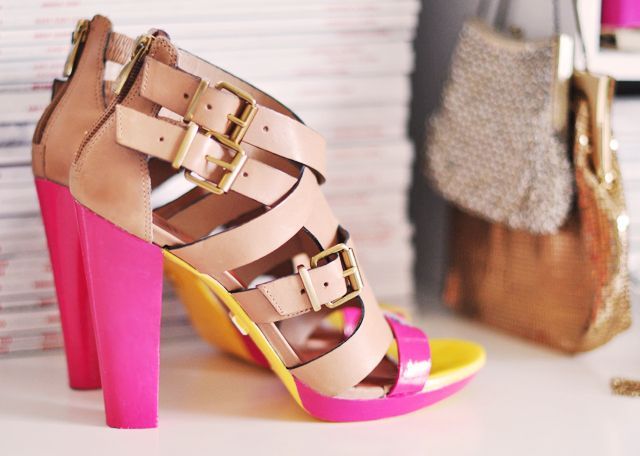 Painted Neon High Heel Sandals Pictures, Photos, and Images for ...