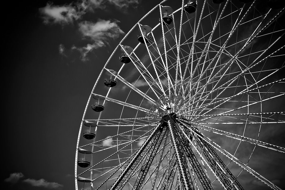 Black And White Ferris Wheel Tumblr