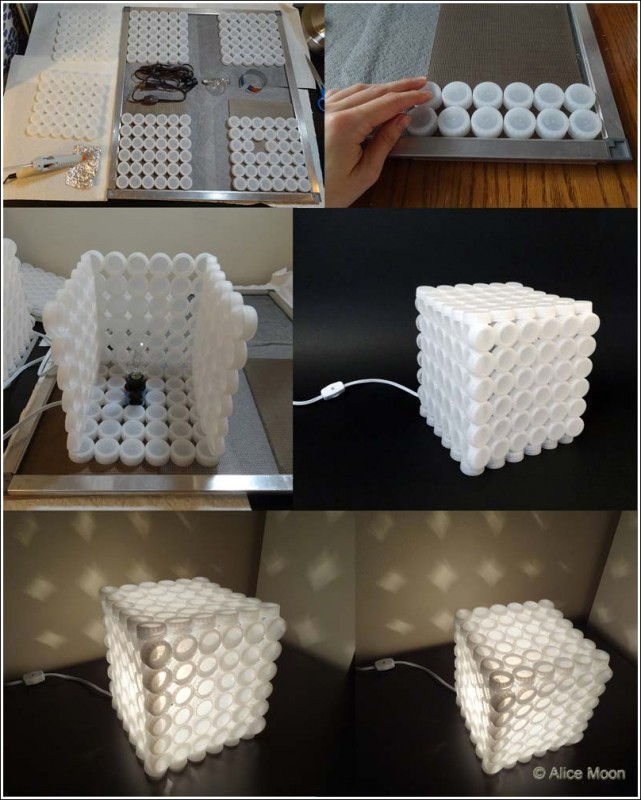 DIY Creative Plastic Bottle Cap Lamp Pictures, Photos, and Images for ...