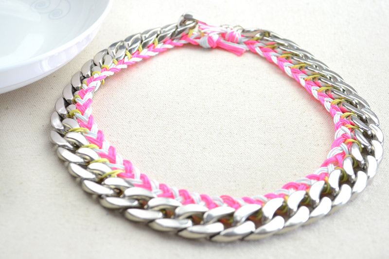 Chunky Necklace With Threads And Chains Pictures, Photos, and Images ...