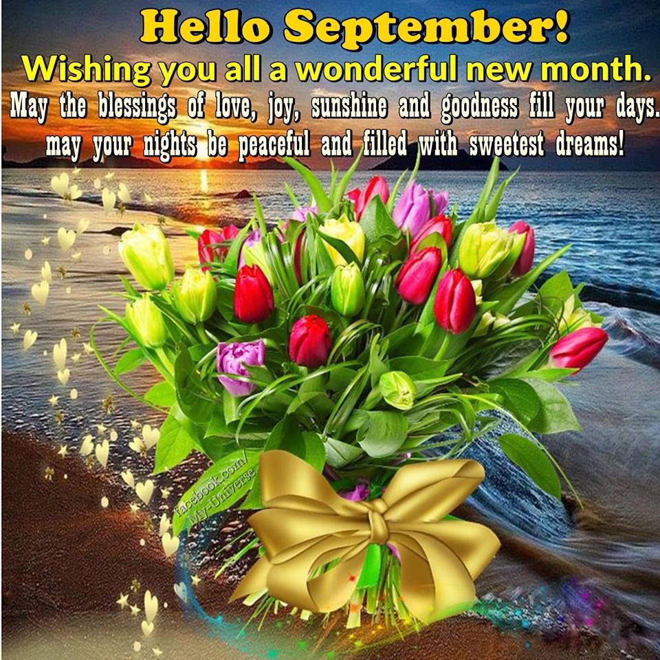 Wishing You All A Wonderful New Month. Hello Septemeber Pictures ...
