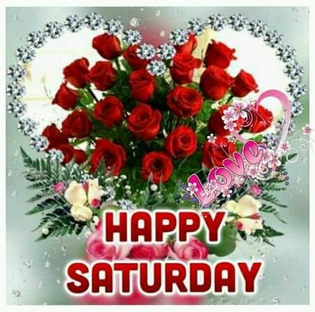 Happy Saturday Red Rose Graphic Pictures, Photos, and Images for ...