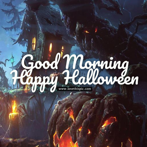 Evil Jack O Lantern Good Morning, Happy Halloween Pictures, Photos, and ...
