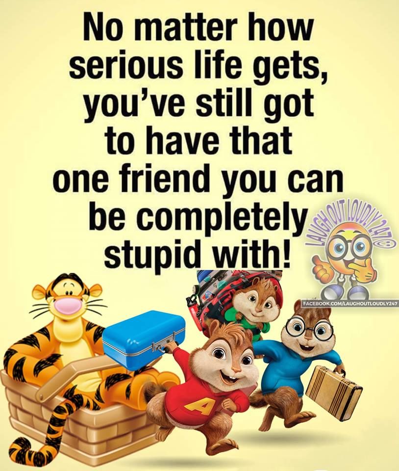 No Matter How Serious Life Gets, You've Still Got To Have That One ...