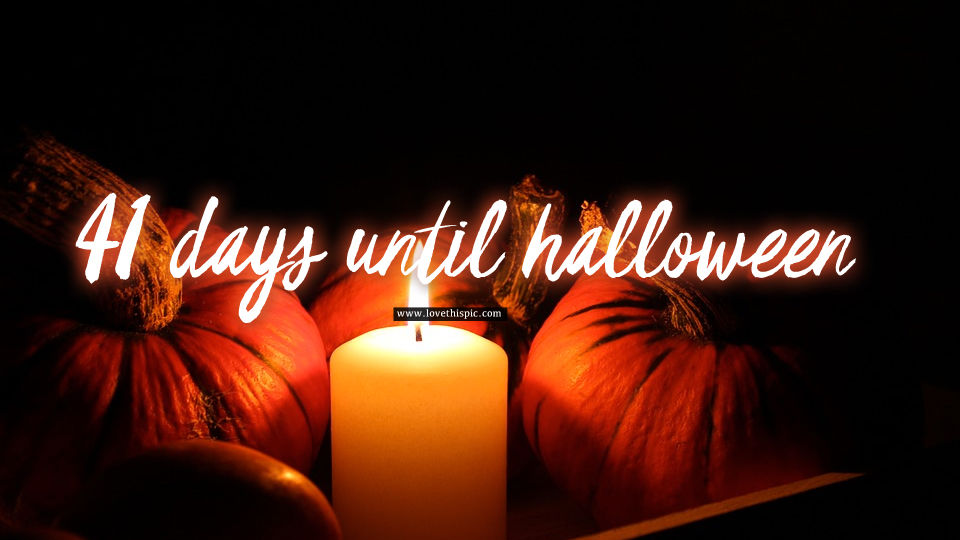 Pumpkin Candle 41 Days Until Halloween Pictures, Photos, and Images for ...