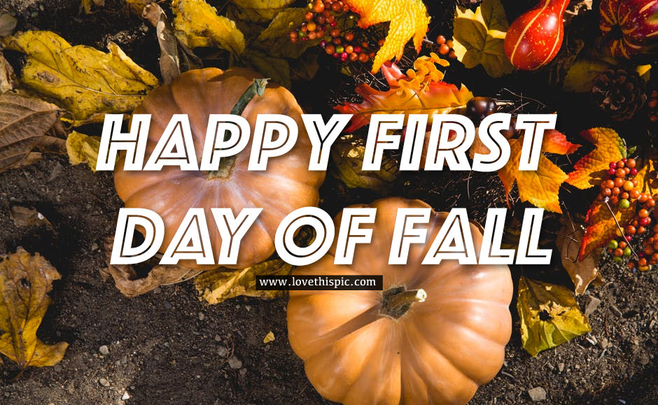 Mini Pumpkin Happy First Day Of Fall Image Pictures, Photos, and Images ...