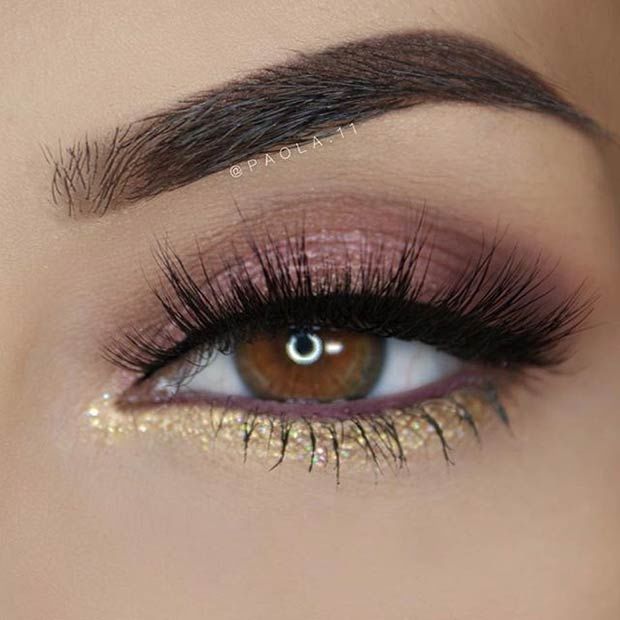 GOLD GLITTER LOWER LASH LINE Pictures, Photos, and Images for Facebook ...