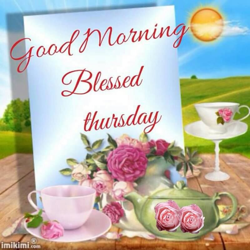Floral Good Morning Blessed Thursday Image Pictures, Photos, and Images ...