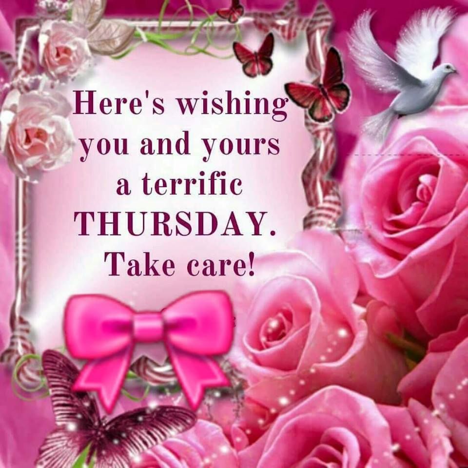 Here's Wishing You And Yours A Terrific Thursday. Take Care! Pictures ...