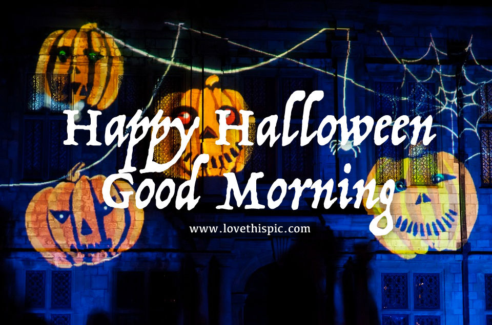 Pumpkin Celebration, Happy Halloween Good Morning Quote Pictures ...