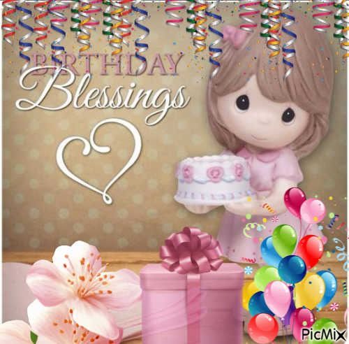 Cute Girl Birthday Blessings Pictures, Photos, and Images for Facebook ...