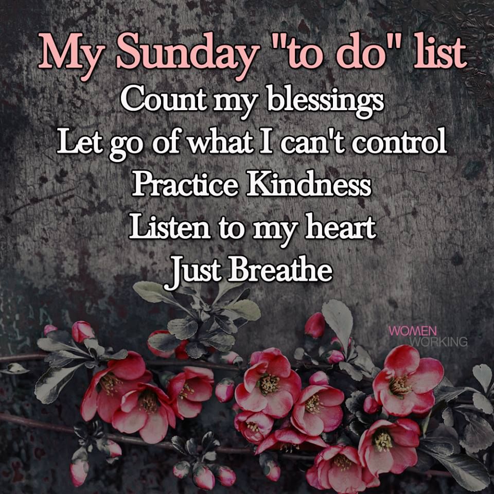 My Sunday "To Do" List Pictures, Photos, and Images for Facebook ...