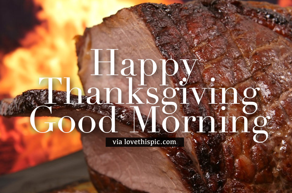 Beef Happy Thanksgiving Good Morning Pictures, Photos, and Images for ...