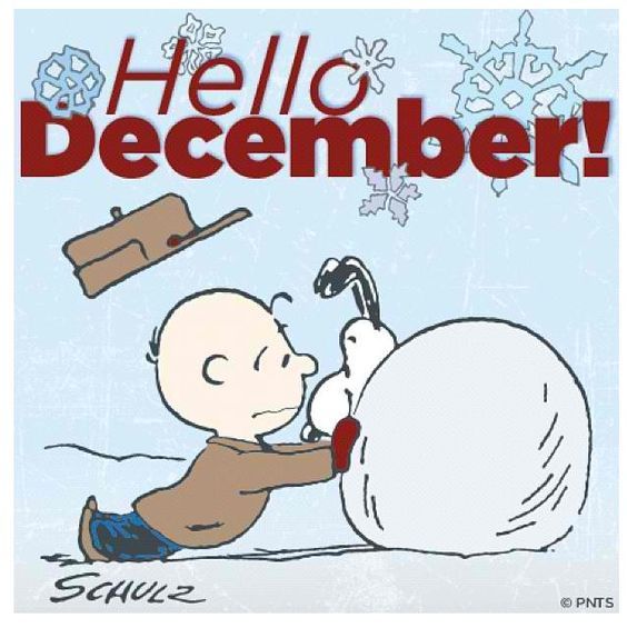 Charlie Snoopy Snowball Hello December Quote Pictures, Photos, and ...