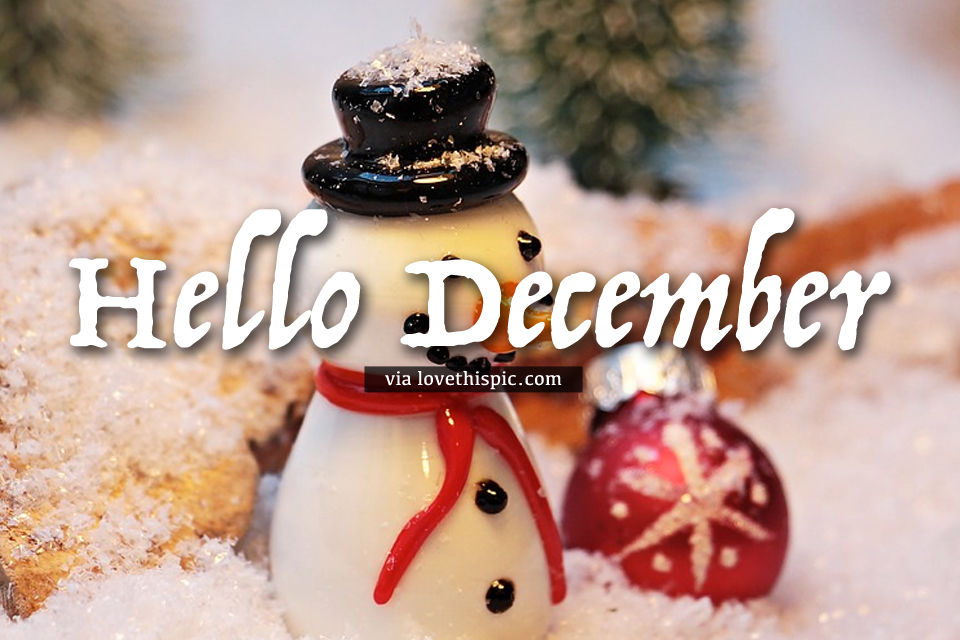 Hello December Wallpaper Hd