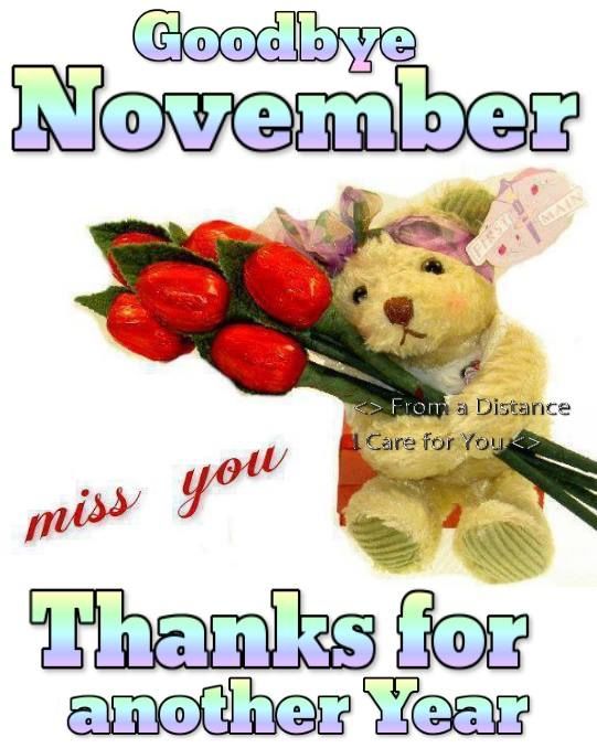 Goodbye November Thanks For Another Year Pictures, Photos, and Images ...