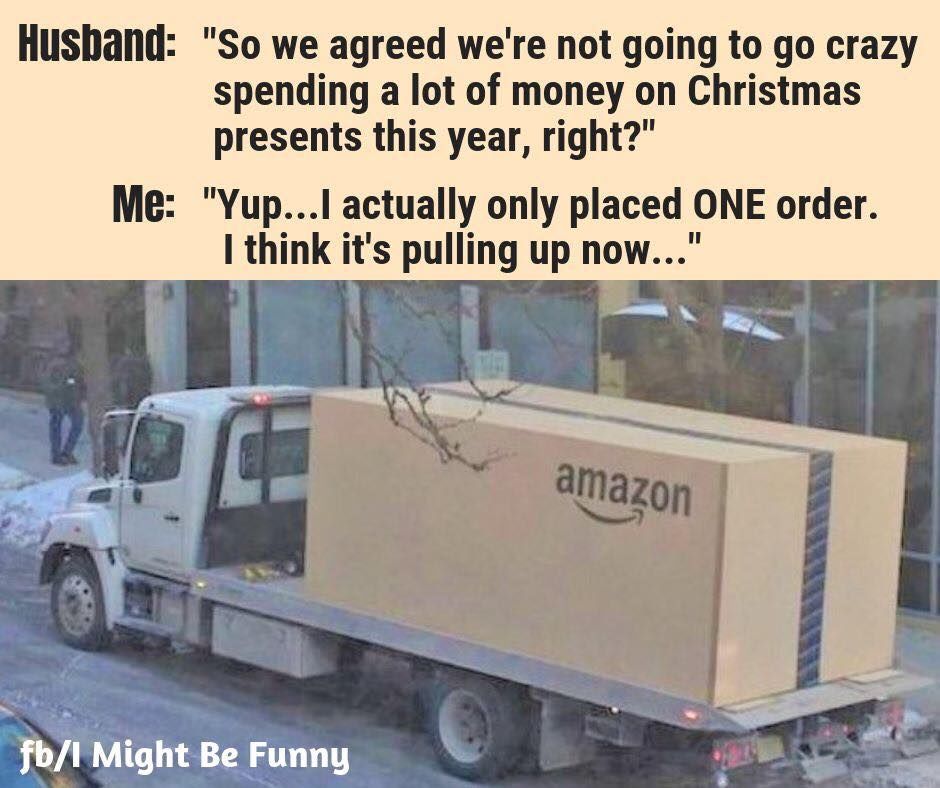 We Agreed Not To Go Crazy Spending This Christmas... Yeah Right ...