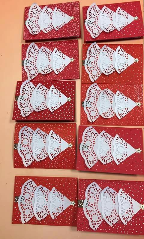 Doily Christmas Tree Card Pictures, Photos, and Images for Facebook ...