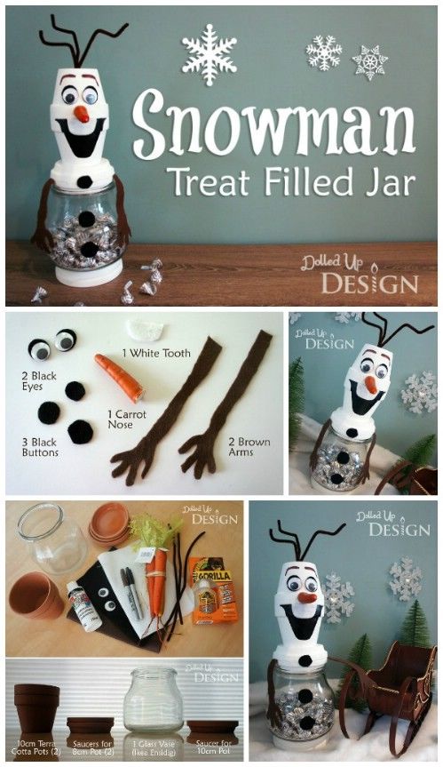 DIY Olaf Treat Filled Jar Pictures, Photos, and Images for Facebook ...
