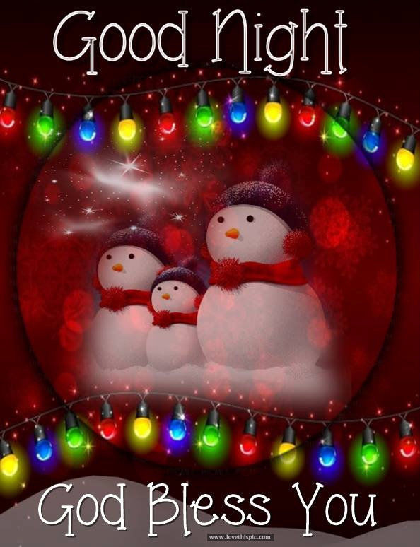 Christmastime Goodnight God Bless You Quote Pictures, Photos, and ...
