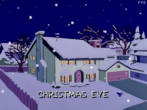 Simpson Snow Fall Christmas Eve Gif Pictures, Photos, and Images for ...