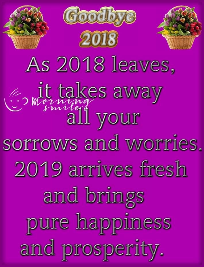 Goodbye 2018 Pictures, Photos, and Images for Facebook, Tumblr ...