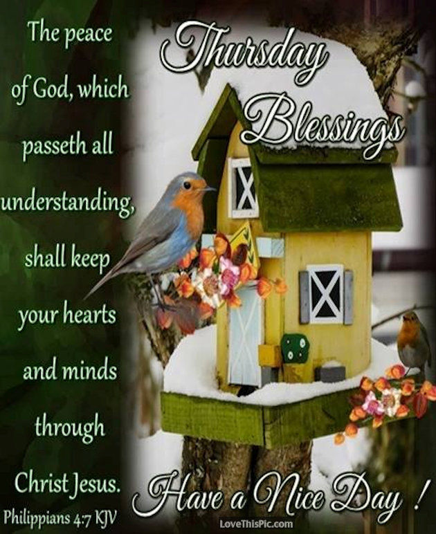 The Peace Of God Thursday Blessings Pictures, Photos, and Images for ...