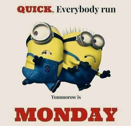 Quick Run Tomorrow Is Monday Pictures, Photos, and Images for Facebook ...