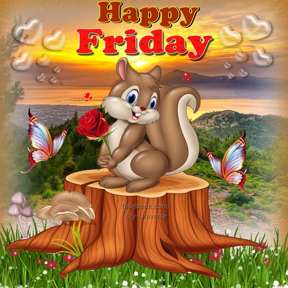 Chipmunk Rose Happy Friday Pictures, Photos, and Images for Facebook ...