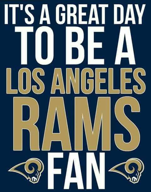 It's A Great Day To Be A Los Angeles Rams Fan Pictures, Photos, and ...