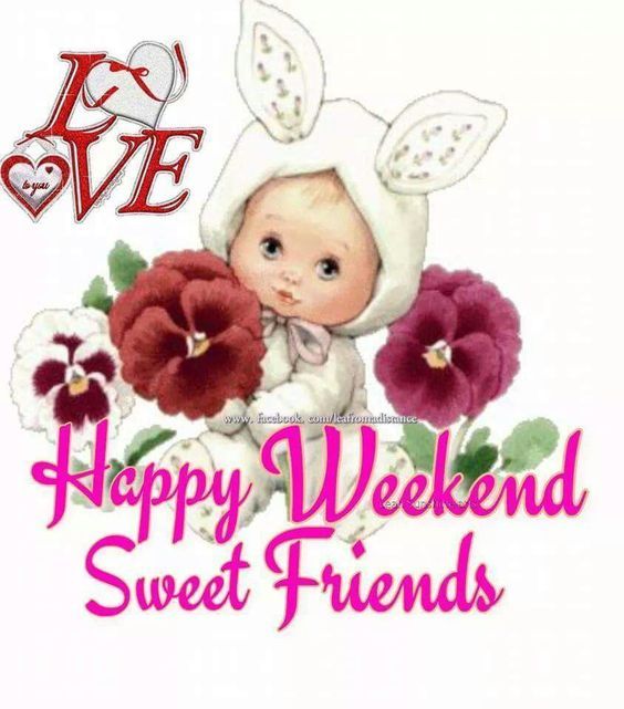 Baby Bunny Happy Weekend Image Pictures, Photos, and Images for ...