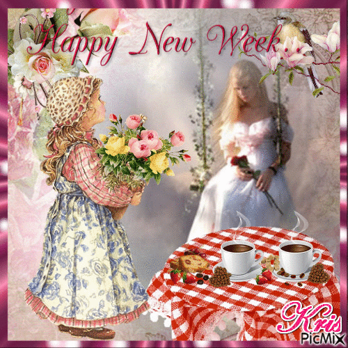 Vintage Happy New Week Animated Image Pictures, Photos, and Images for ...