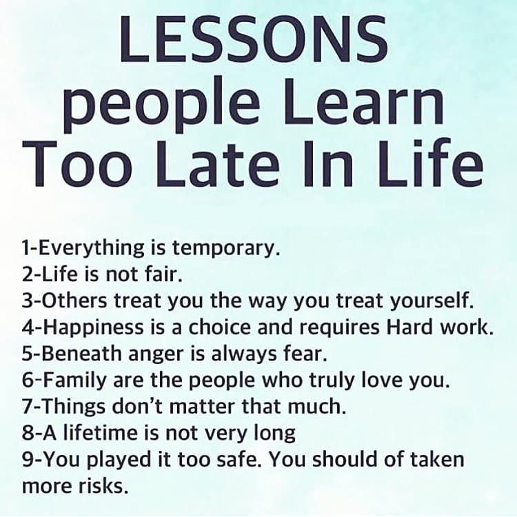Lessons People Learn Too Late In Life Pictures, Photos, and Images for Facebook, Tumblr ...