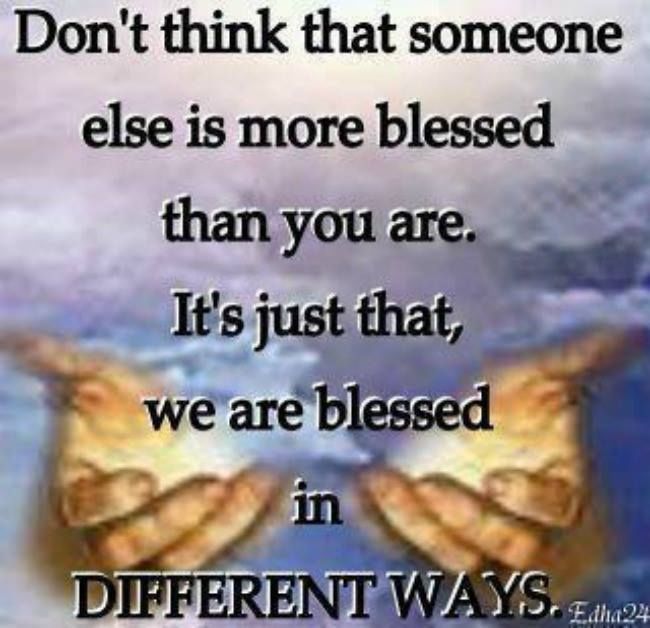 We Are Blessed In Different Ways Pictures, Photos, and Images for ...